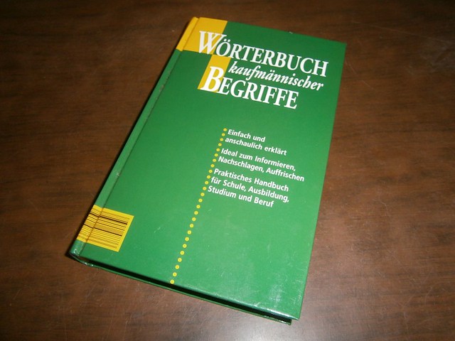 Worterbuch kaufmannischer Begriffe