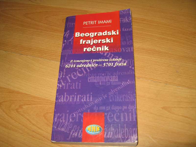 Beogradski frajerski rečnik