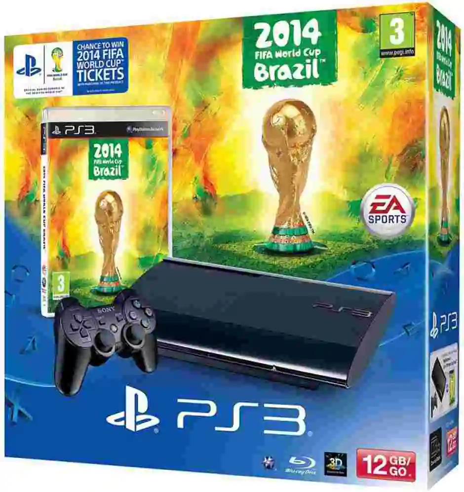 Konzola Bundle Sony PlayStation 3 12GB + igra FIFA World Cup 2014 Brasil SONY