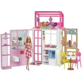 Barbie kućica sa galerijom i barbikom