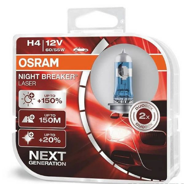 OSRAM SIJALICA FARA H4 NIGHT BREAKER LASER - PAR