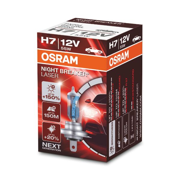 OSRAM SIJALICA FARA H7 NIGHT BREAKER LASER - komad