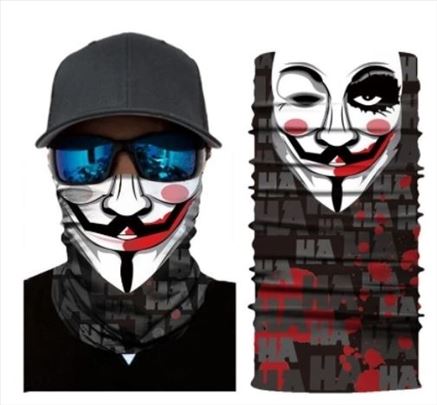 Marama Anonimus Vendeta bandana potkapa maska kapa