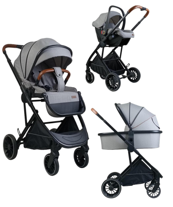 BBO Neo kolica za bebe 3 u 1 - Light Grey