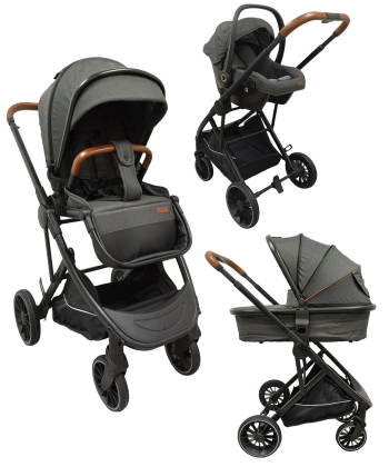 BBO Neo kolica za bebe 3 u 1 - Dark Grey