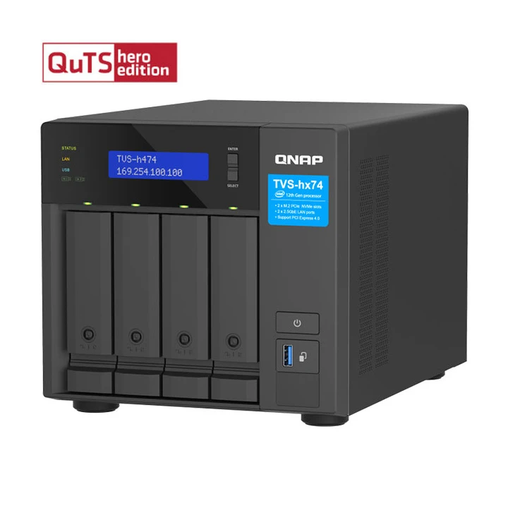 Qnap 004-Bay NAS TVS-h474-PT-8G