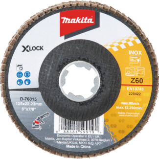 Makita Lamelarni disk od staklenih vlakna X-LOCK Z60 125mm, D-76015