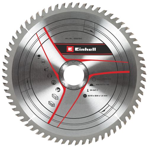 Einhell Pribor za stacionarne / preklopne testere TCT Rezni list 210x30x1,8 T64