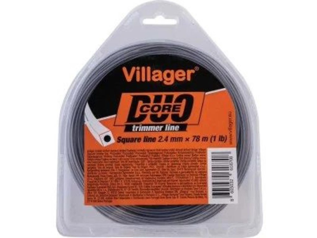 Villager Silk za trimer 2.7mm X 1240m 20LB - Duo core - Četvrtasta nit