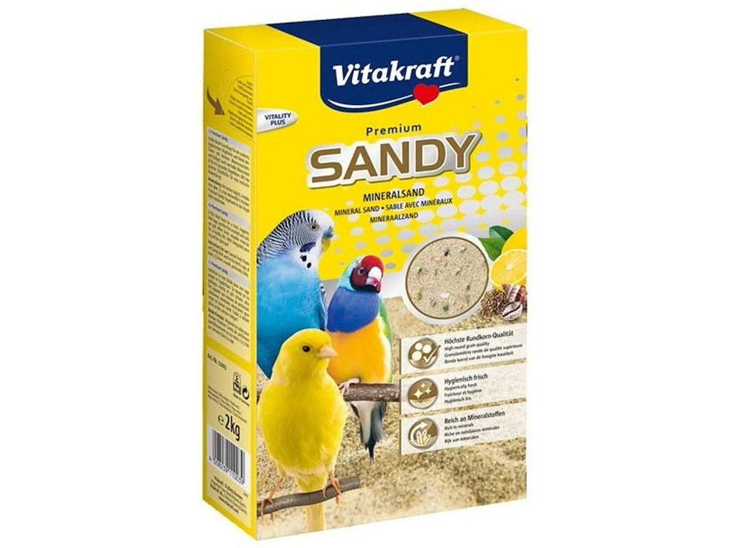 Vitakraft Pesak za ptice Sandy Bio 2kg