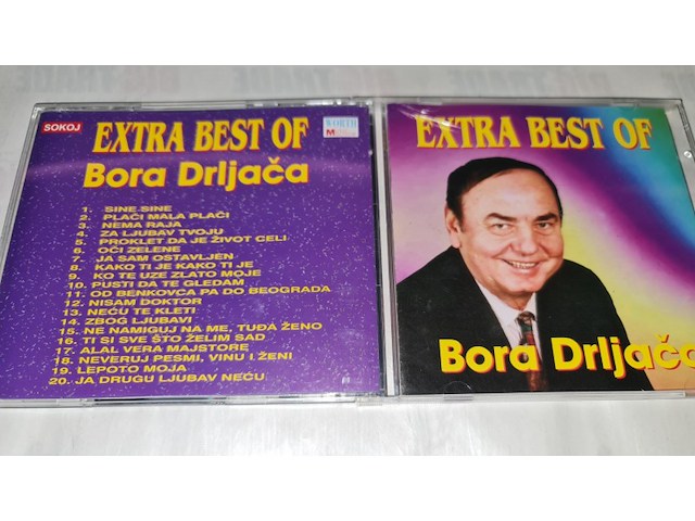 Bora Drljača - Extra best of , ORIGINAL (CDr promo)