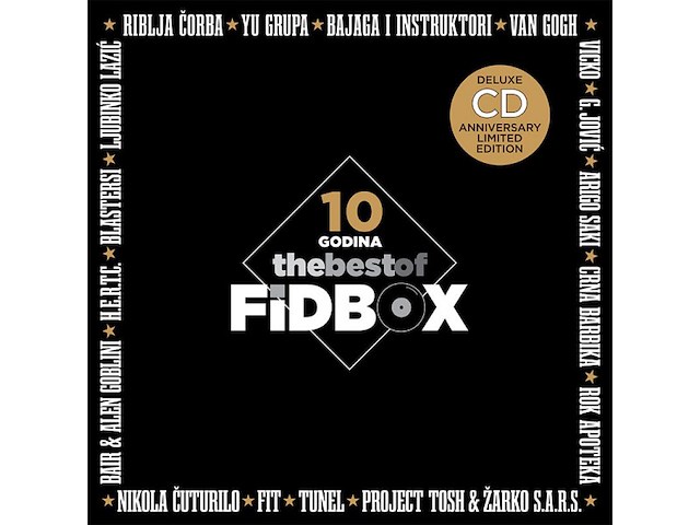 10 GODINA  THE BEST OF FIDBOX CD LIMITED EDITION