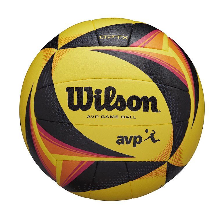 Wilson OPTX AVP OFFICIAL, mivka lopta za odbojku, žuta