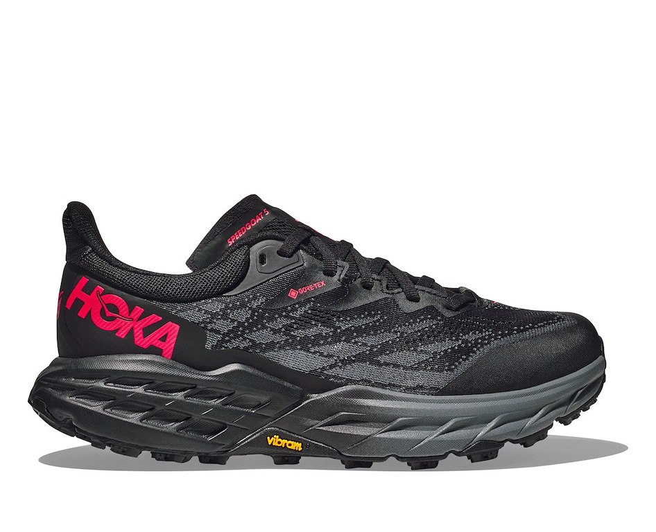 Hoka One One SPEEDGOAT 5 GTX W, ženske patike za trail trčanje, crna