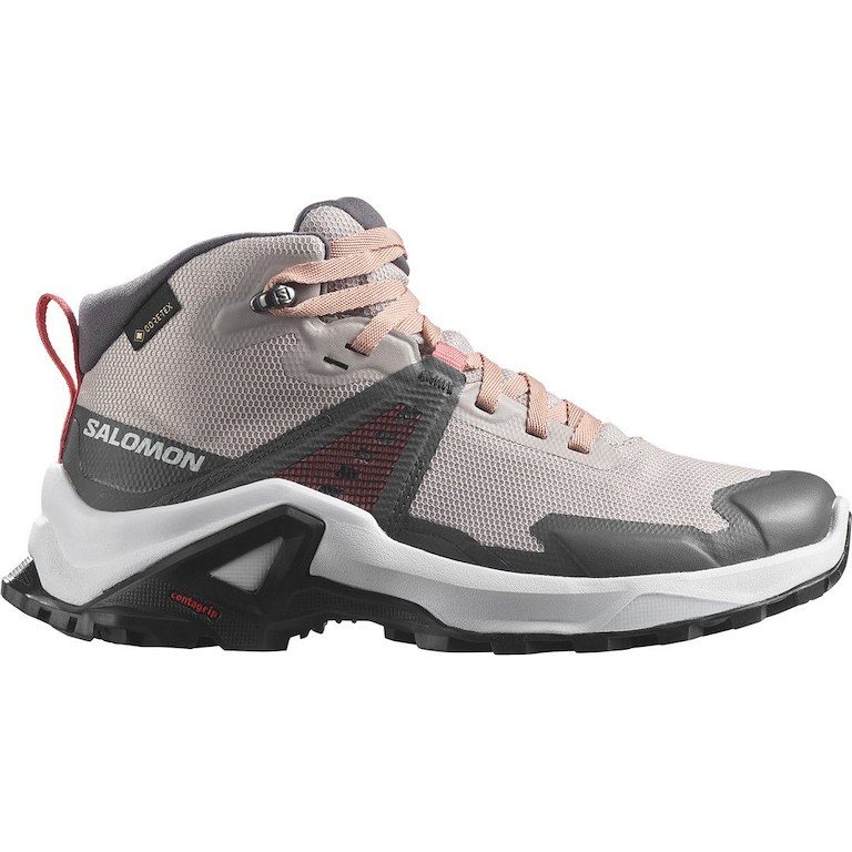 Salomon X RAISE MID GTX J, dečije planinarske cipele, pink