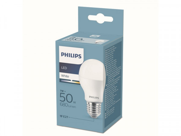 Philips LED SIJALICA 7W(50W) E27 A55 WH MAT PS674