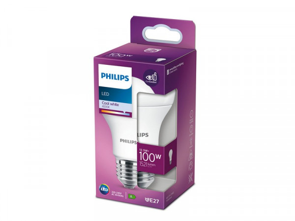 Philips PS753 LED 12,5W (100W) A60 E27 4000K CW FR ND 1PF/10