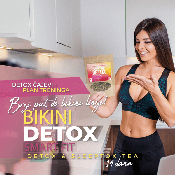 Bikini detox uz čajeve i trening 14 dana