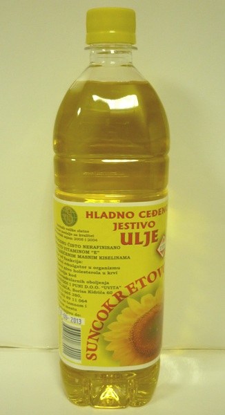 Ulje suncokreta 1l Uvita