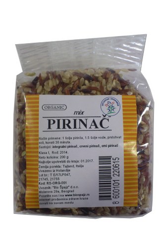 Pirinač mix BIO 200g