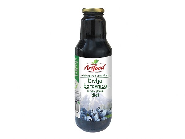 Sirup borovnica dijet 0,75Artf