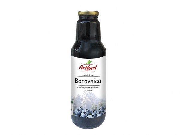 Sirup borovnica 0.75 Artfood