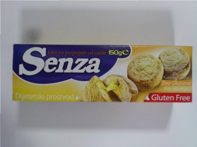 Senza keks vanila 150g