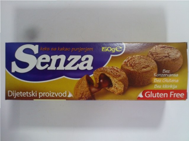 Senza keks čokolada 150g