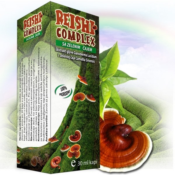 REISHI COMPLEX SA ZELENIM ČAJEM 30ml