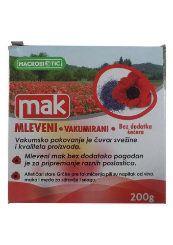 Mak mleveni vakum 200g