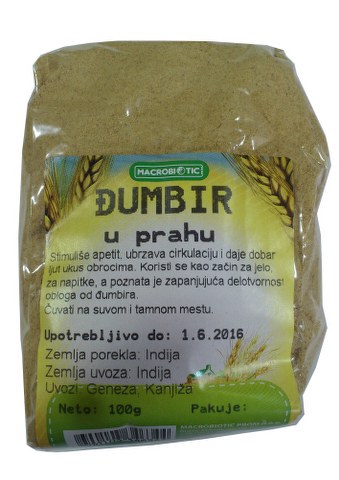 Đumbir u prahu 100g