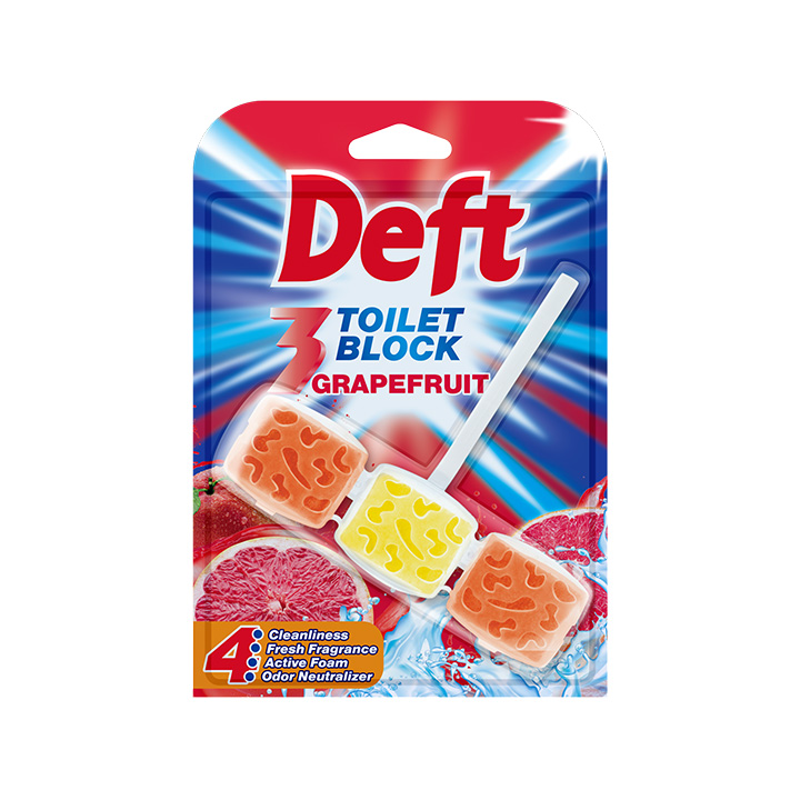 DEFT 3 WC tvrdi osveživač Grapefruit