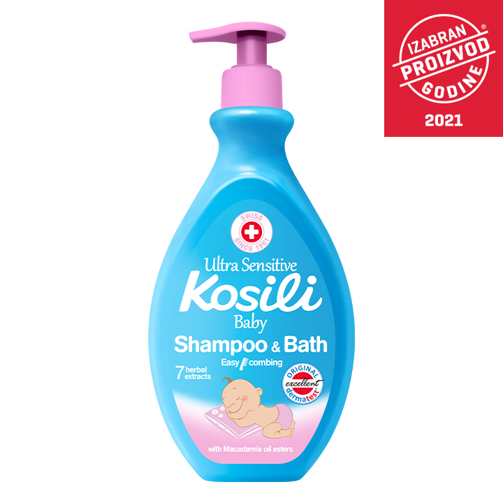 Kosili Ultra Sensitive Baby šampon i kupka 2 u 1 sa pumpicom