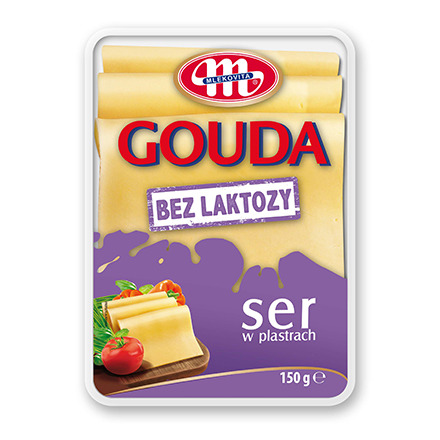 MLEKOVITA GAUDA bez laktoze sečena 150g