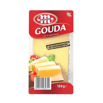 MLEKOVITA Gauda sečena 100g