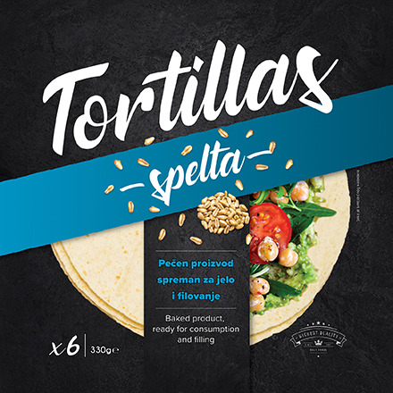 TORTILJA spelta 330g