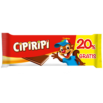 Cipiripi čoko tabla 100g ,20% Gratis