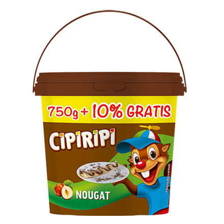 CIPIRIPI krem nugat 750g+ 75g GRATIS