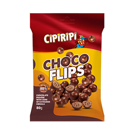 CIPIRIPI čoko flips 80g