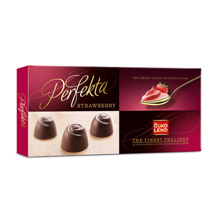 Perfekta praline jagoda 216g