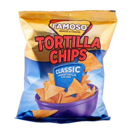 Famoso Tortilla čips classic 50g