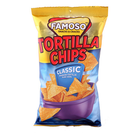 Famoso Tortilla čips classic 85g