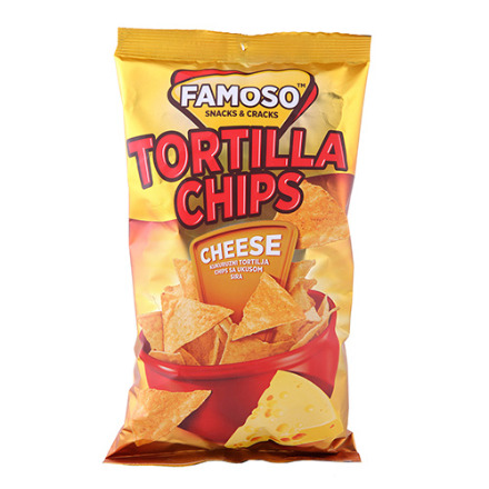 Famoso Tortilla čips cheese 85g