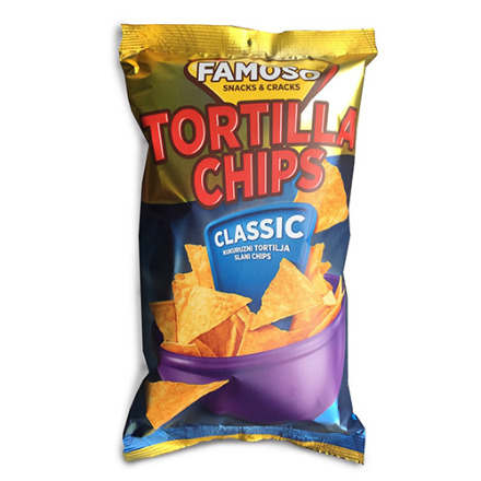 Famoso Tortilla čips classic 150gr