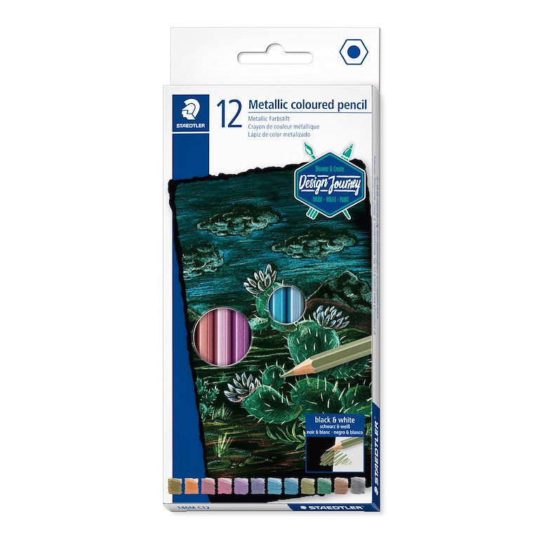 Staedtler Metalik drvene bojice 1/12