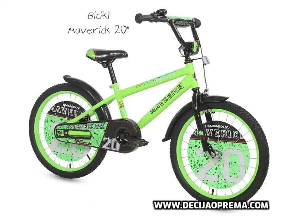 Bicikl Galaxy Maverick 20″ za decu Zeleni