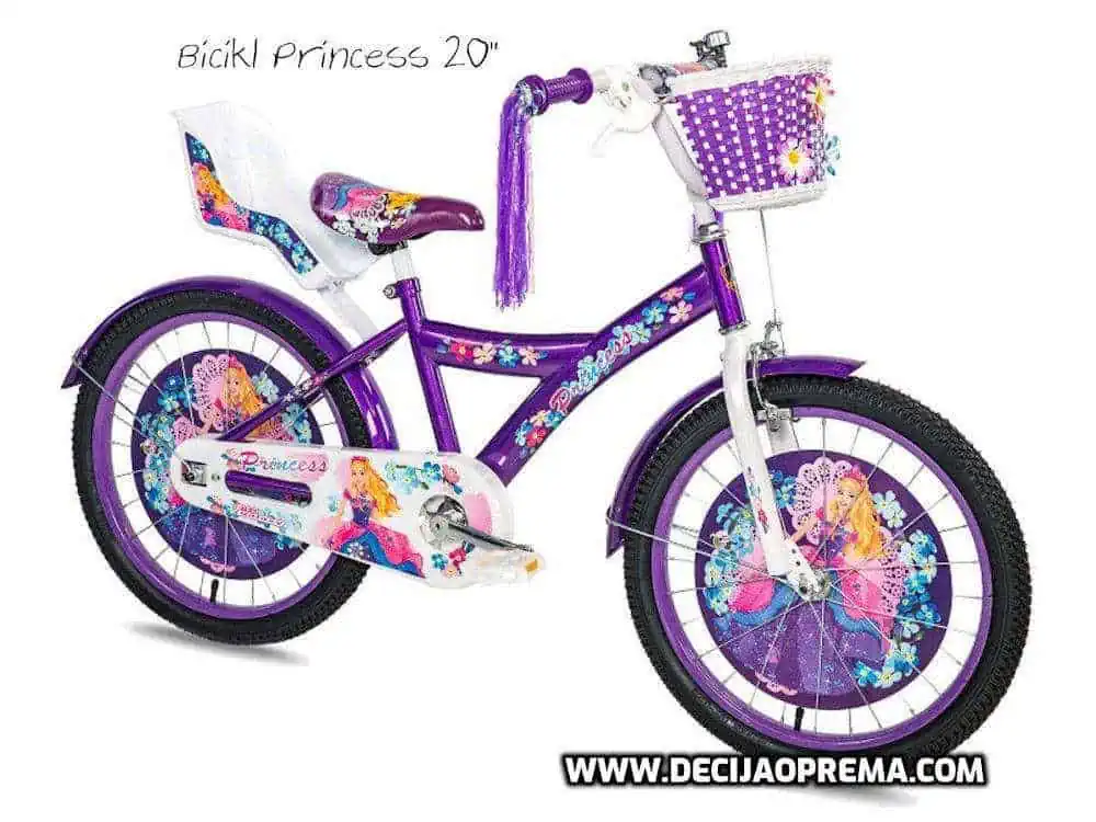 Bicikl Galaxy Princess 20″ za decu Ljubičasti