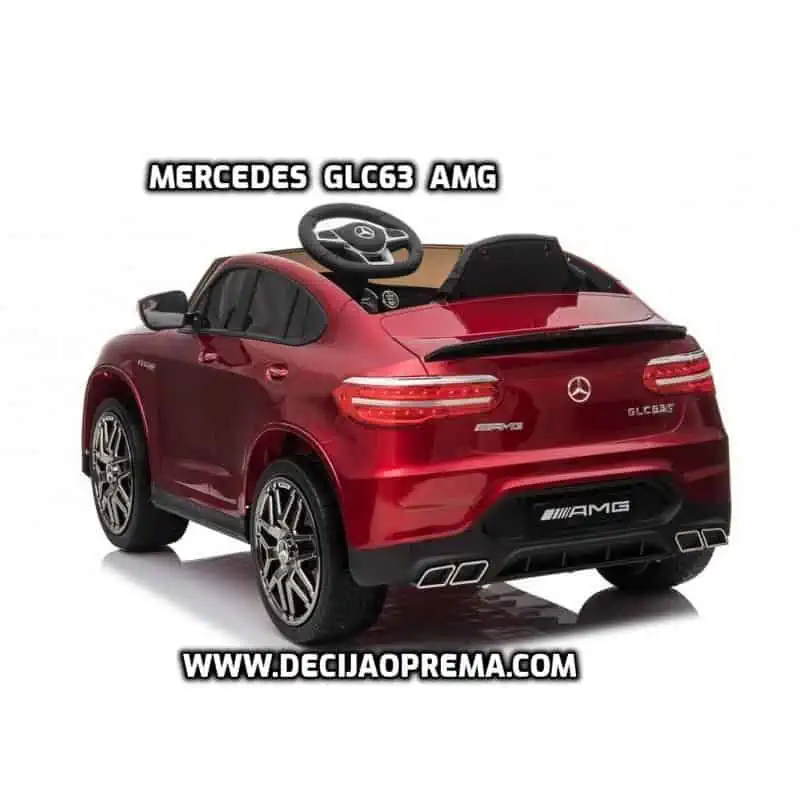 Mercedes GLC 63 AMG auto na akumulator za decu Crveni