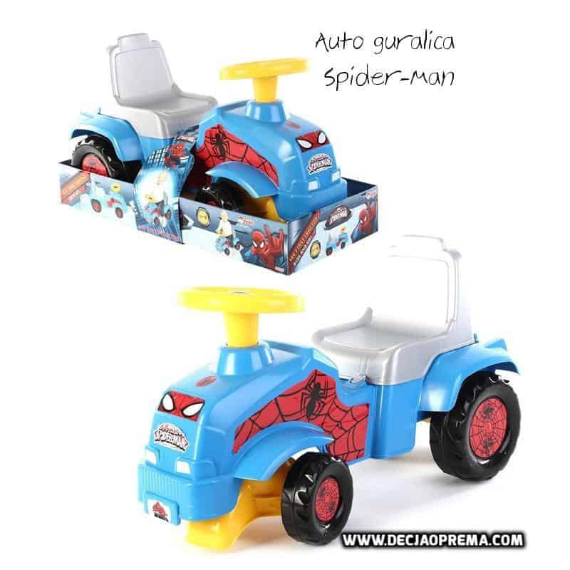 Traktor guralica Spider-man za decu
