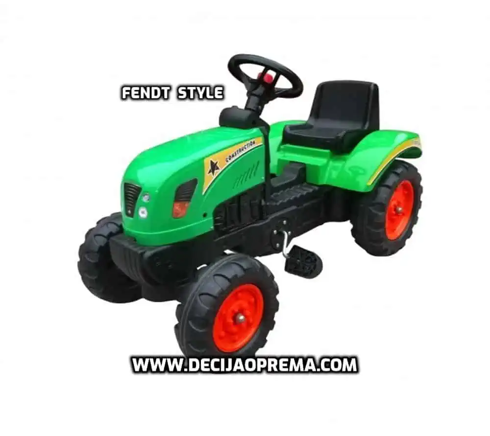 Traktor na pedale Fendt Style Zeleni